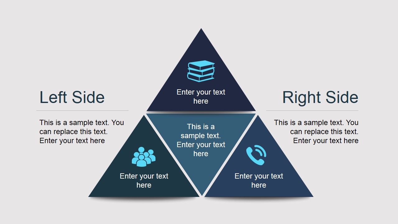 Pyramid Diagram for PowerPoint with Triangles - SlideModel Pyramid Diagram for PowerPoint with Triangles - SlideModel