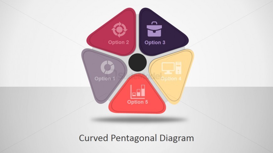 Flat 3D Pentagon Diagram for PowerPoint - SlideModel Flat 3D Pentagon Diagram for PowerPoint - SlideModel