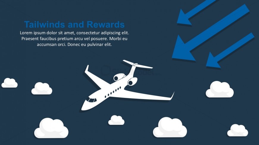 Tailwinds And Rewards PowerPoint Template - SlideModel
