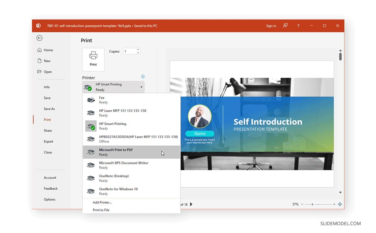 How To Save A PowerPoint Presentation As A PDF File