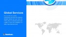 Blue Circle Professional PowerPoint Template - SlideModel