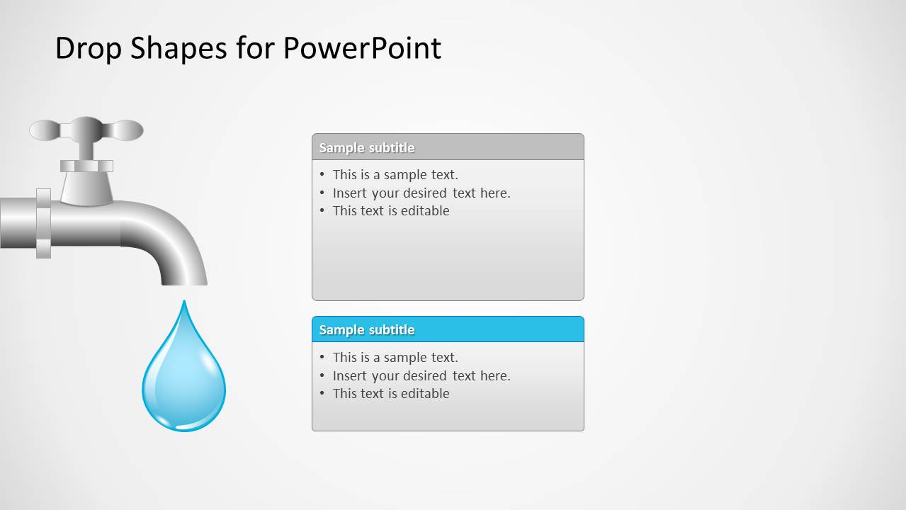 Drop Shapes for PowerPoint - SlideModel