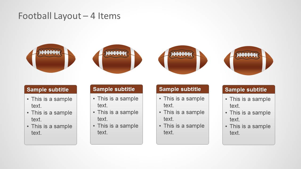 Football Shape for PowerPoint - SlideModel