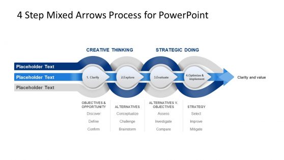 4 Steps PowerPoint Templates