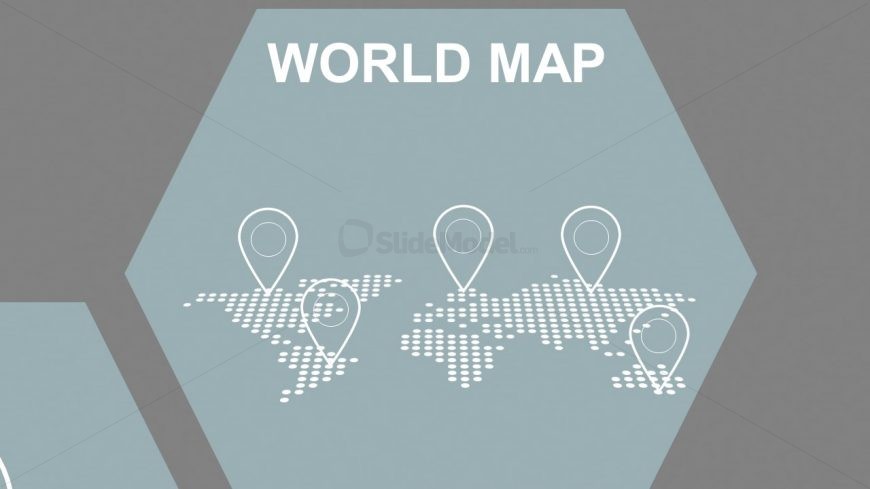 Map Template Navigation Zoom Presentation - SlideModel