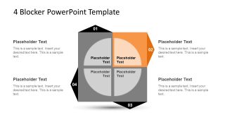 4 Blocker PowerPoint Template - SlideModel