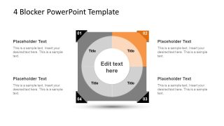 4 Blocker PowerPoint Template - SlideModel