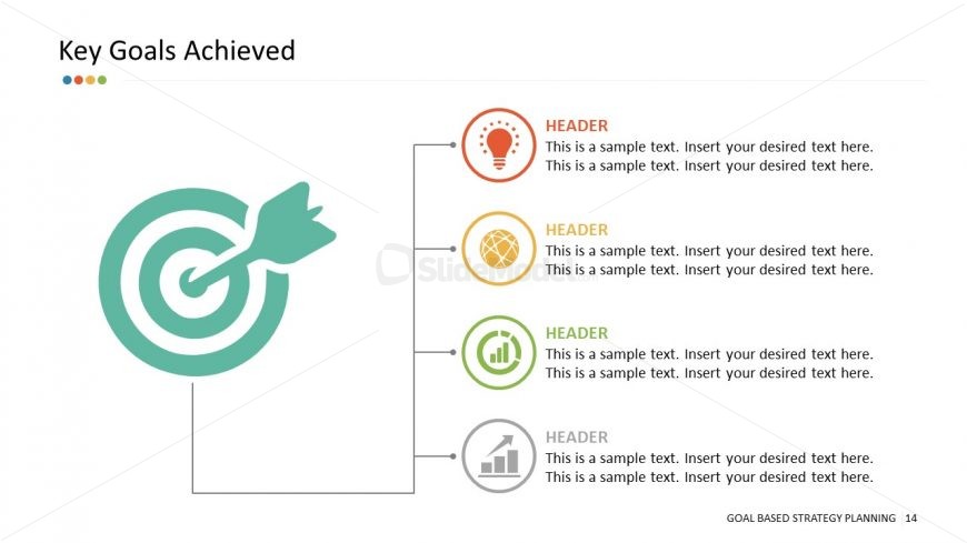 Key Goals Achieving PowerPoint - SlideModel Key Goals Achieving PowerPoint - SlideModel
