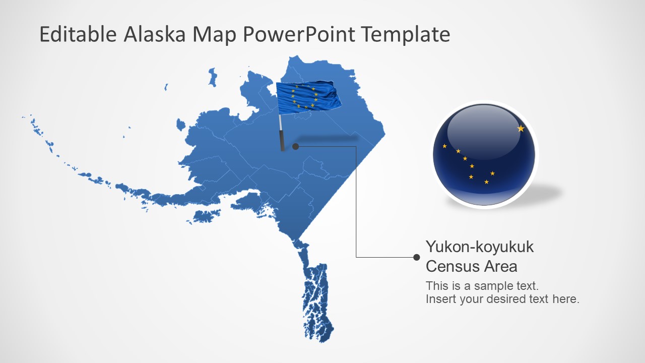 Alaska US State PowerPoint Map - SlideModel