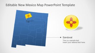 New Mexico US State PowerPoint Map - SlideModel