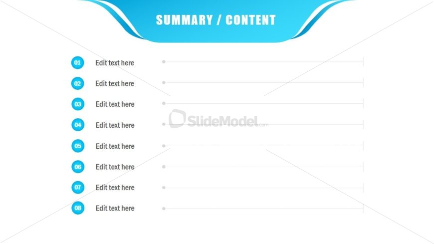 Multi-Purpose Table of Content PPT - SlideModel