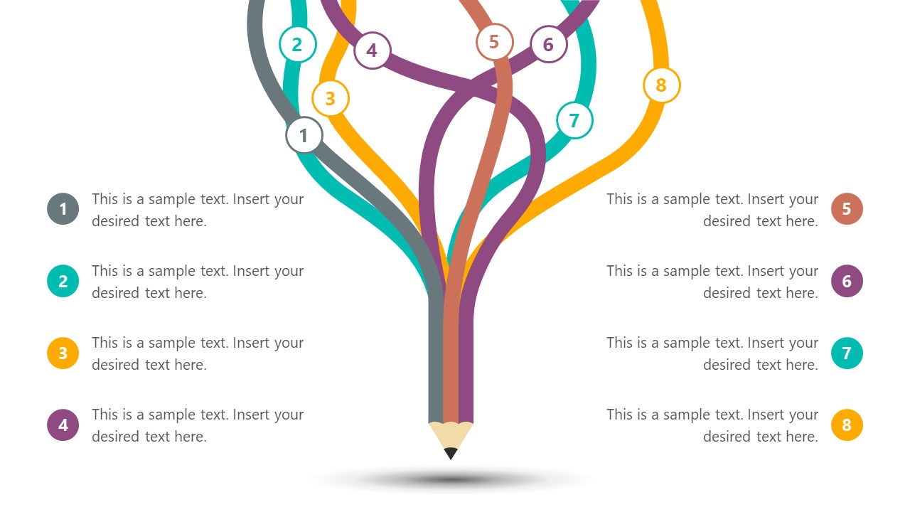 Creative Writing Pencil Slide - SlideModel