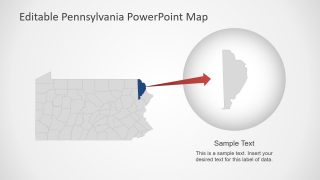 Pennsylvania State PowerPoint Map - SlideModel