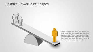 Balance PowerPoint Shape - SlideModel