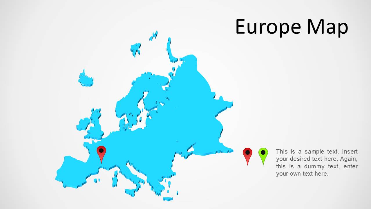 Europe Map - SlideModel