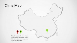 China Map for PowerPoint - SlideModel