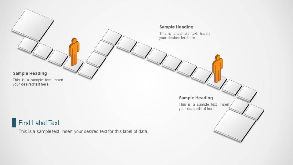 Perspective Platforms Shape for PowerPoint - SlideModel