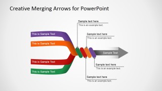 Creative Merging Arrows for PowerPoint - SlideModel