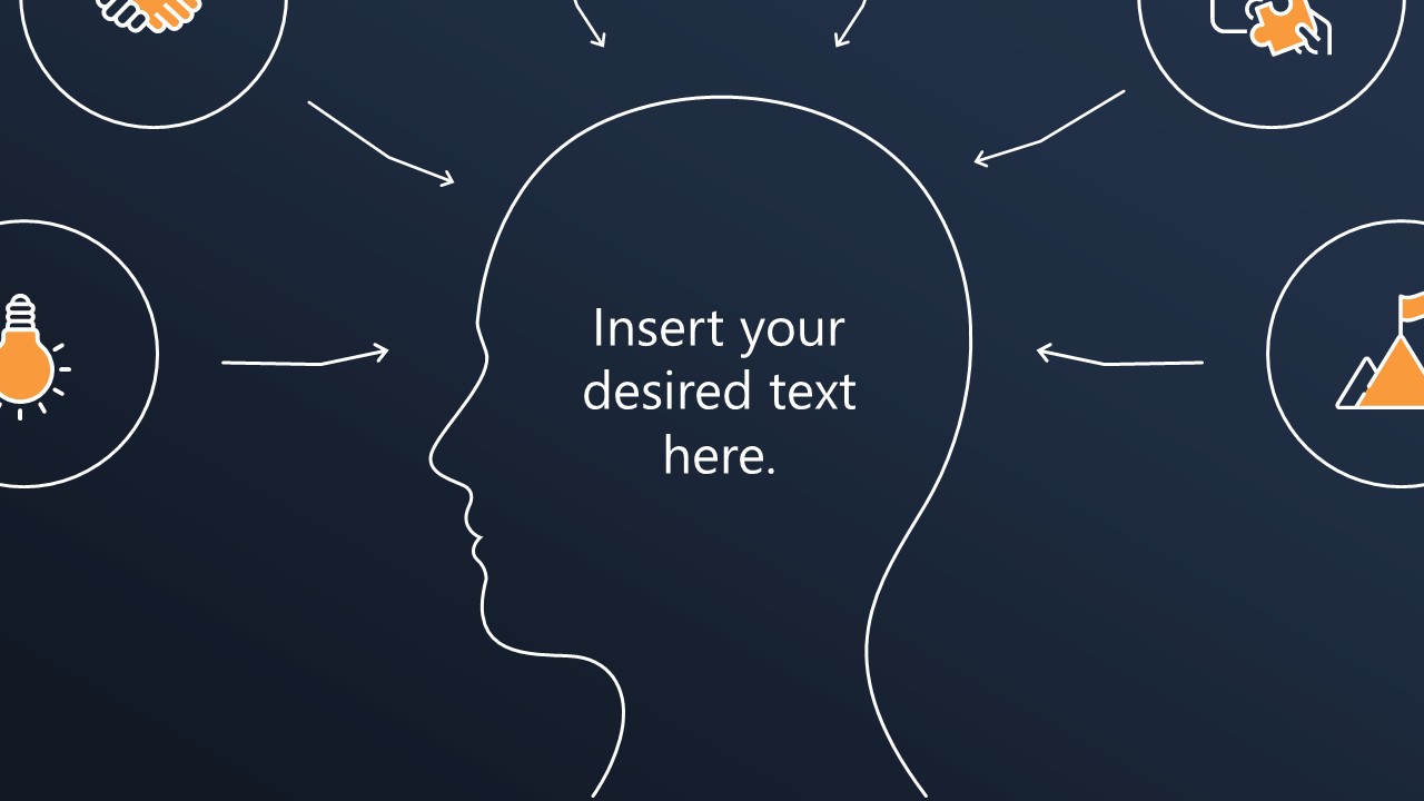 6-Step Head Diagram Morph Template for PowerPoint