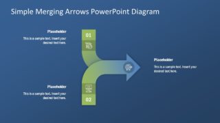 Simple Merging Arrows PowerPoint Diagram - SlideModel