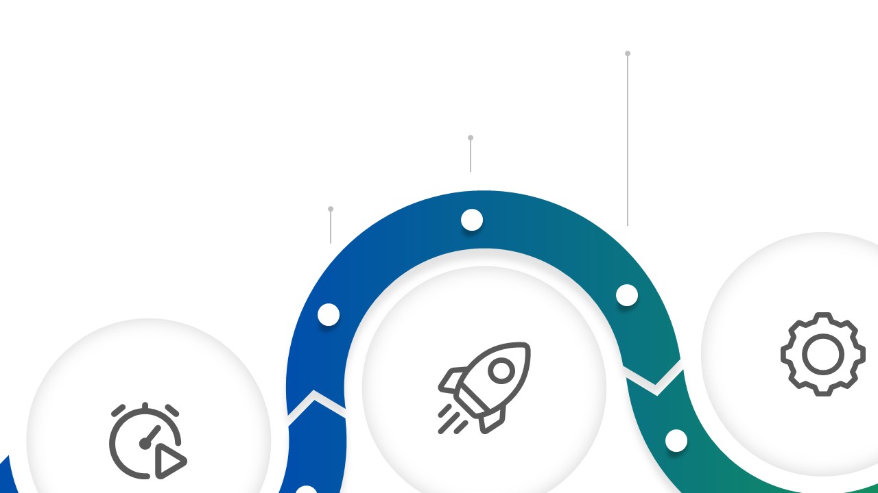 4 Stages Journey Diagram Design for PowerPoint - SlideModel