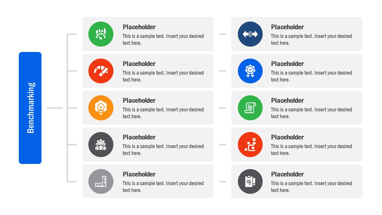 Benchmarking PowerPoint Template - SlideModel