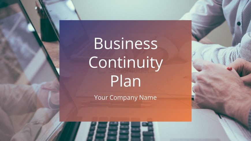 Business Continuity Cover Slide - SlideModel Business Continuity Cover Slide - SlideModel