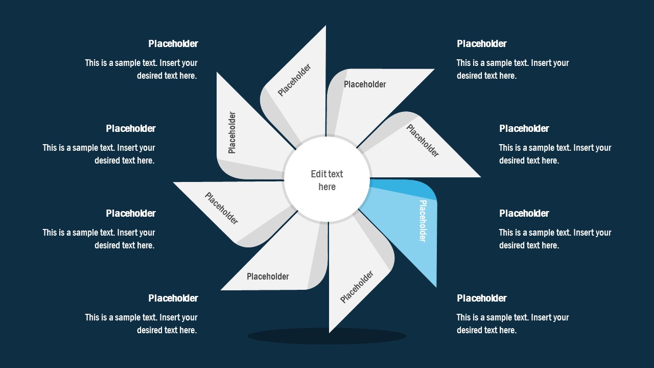 8-Item Flywheel Diagram Template for PowerPoint - SlideModel