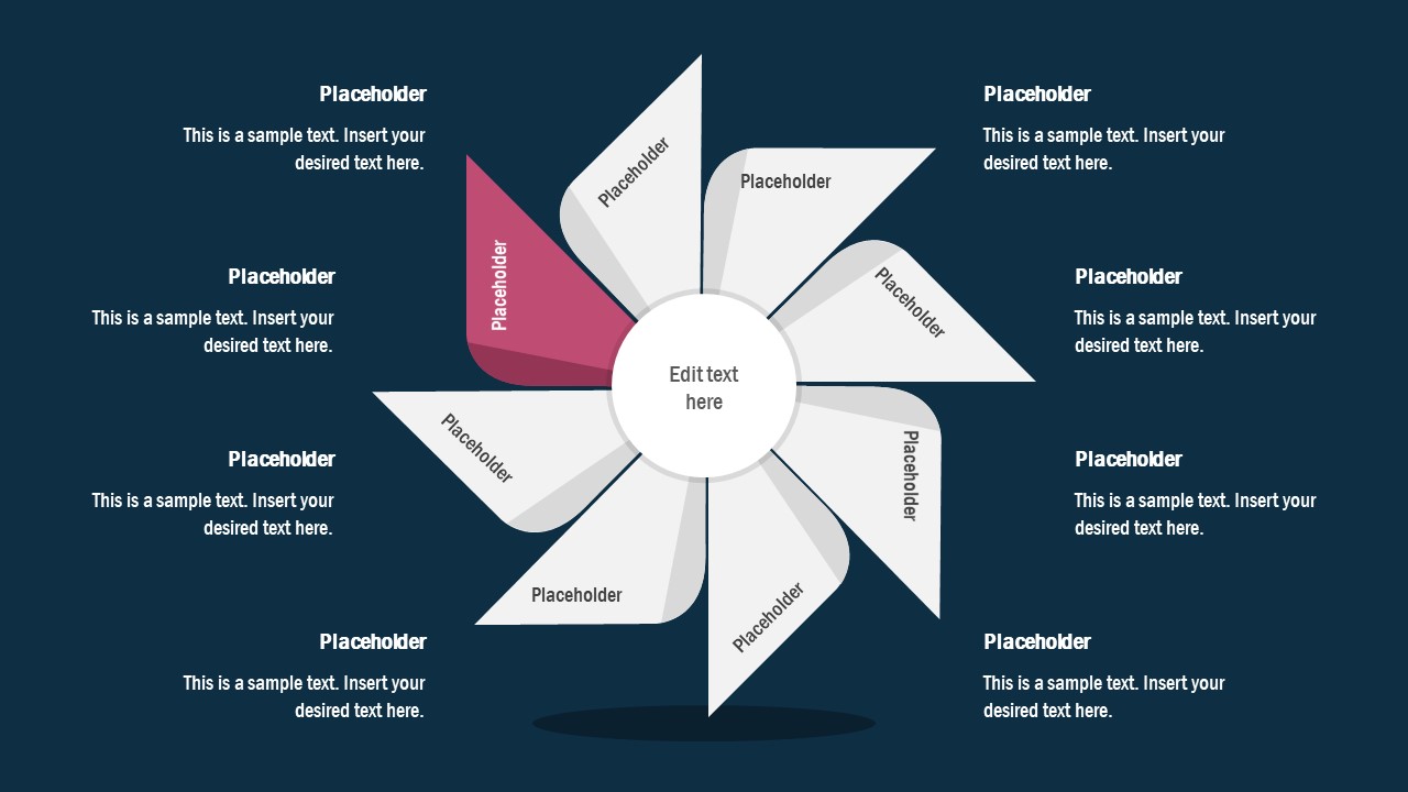 8-Item Flywheel Diagram Template for PowerPoint - SlideModel