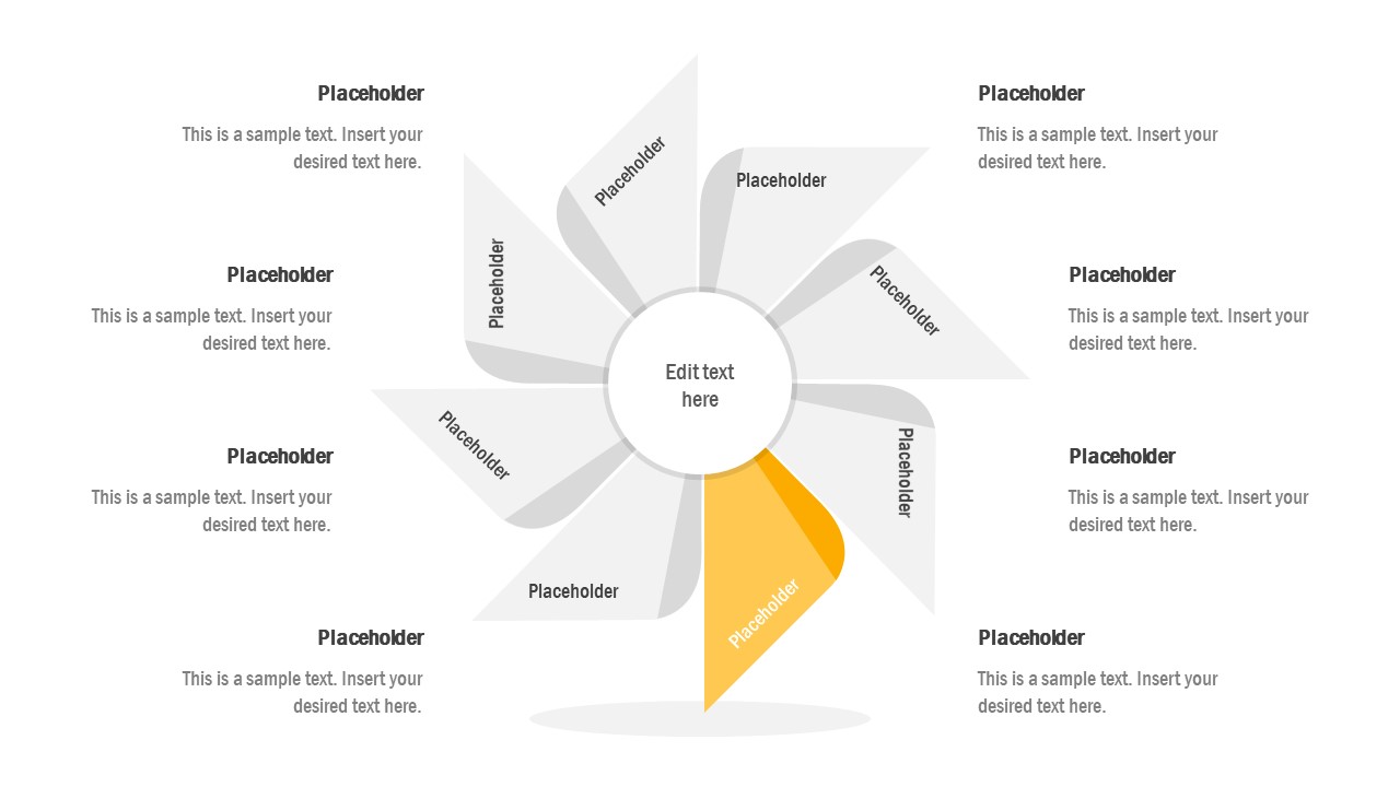 8-Item Flywheel Diagram Template for PowerPoint - SlideModel