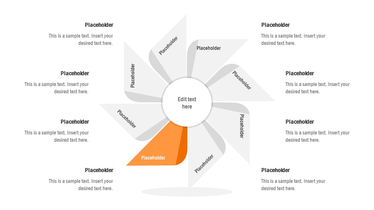 8-Item Flywheel Diagram Template for PowerPoint - SlideModel
