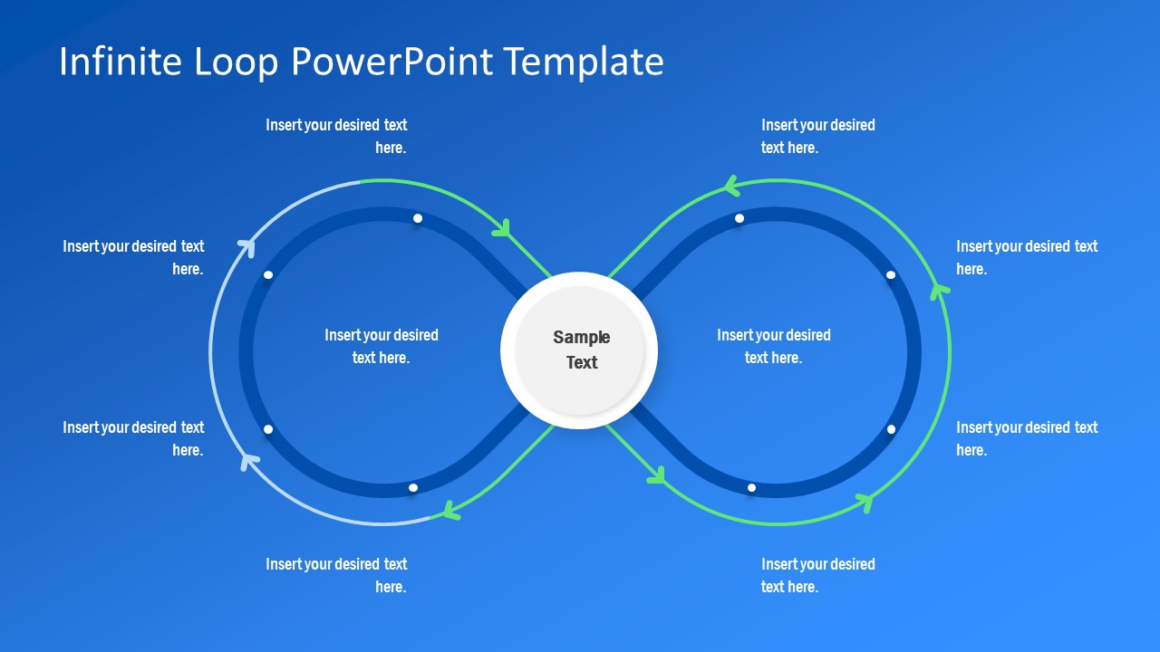 PowerPoint Infinite Loop Concept Design SlideModel