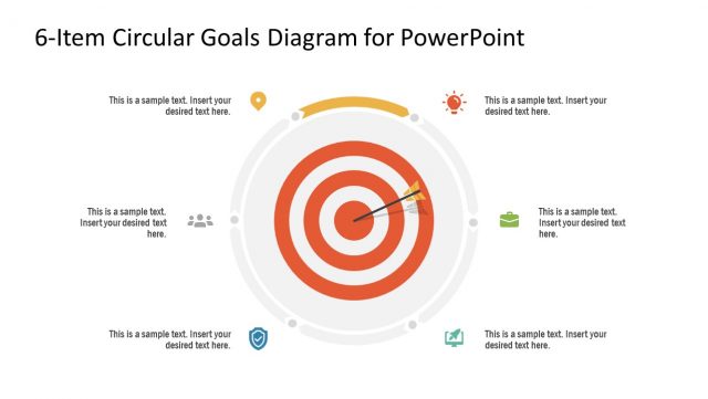 6 Steps Circular Diagram Template - SlideModel