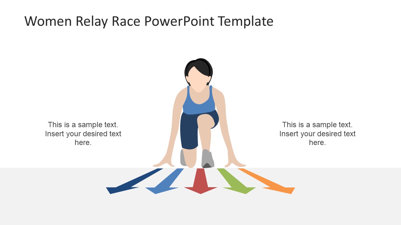 Relay Race Start Off PowerPoint - SlideModel