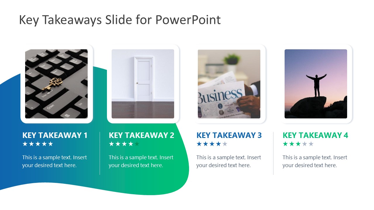 Key Takeaways Slide Template for PowerPoint & Slides