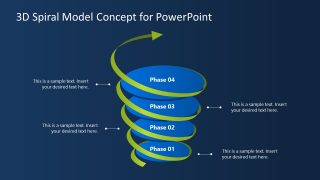 3D Spiral Model Concept for PowerPoint - SlideModel