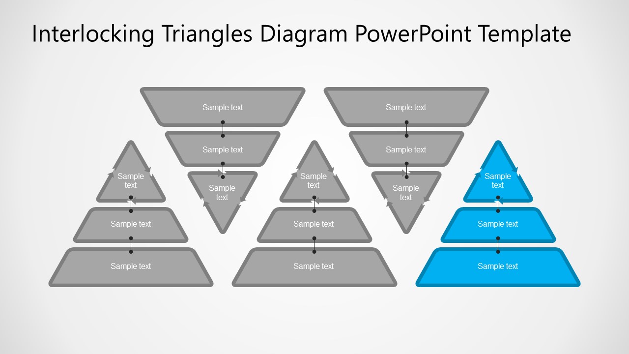 Horizontal Pyramid Sequence PowerPoint - SlideModel