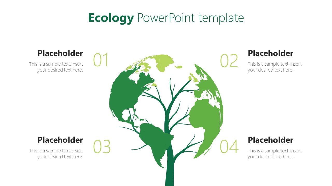 Ecology Green PowerPoint Shapes & Presentation Slides
