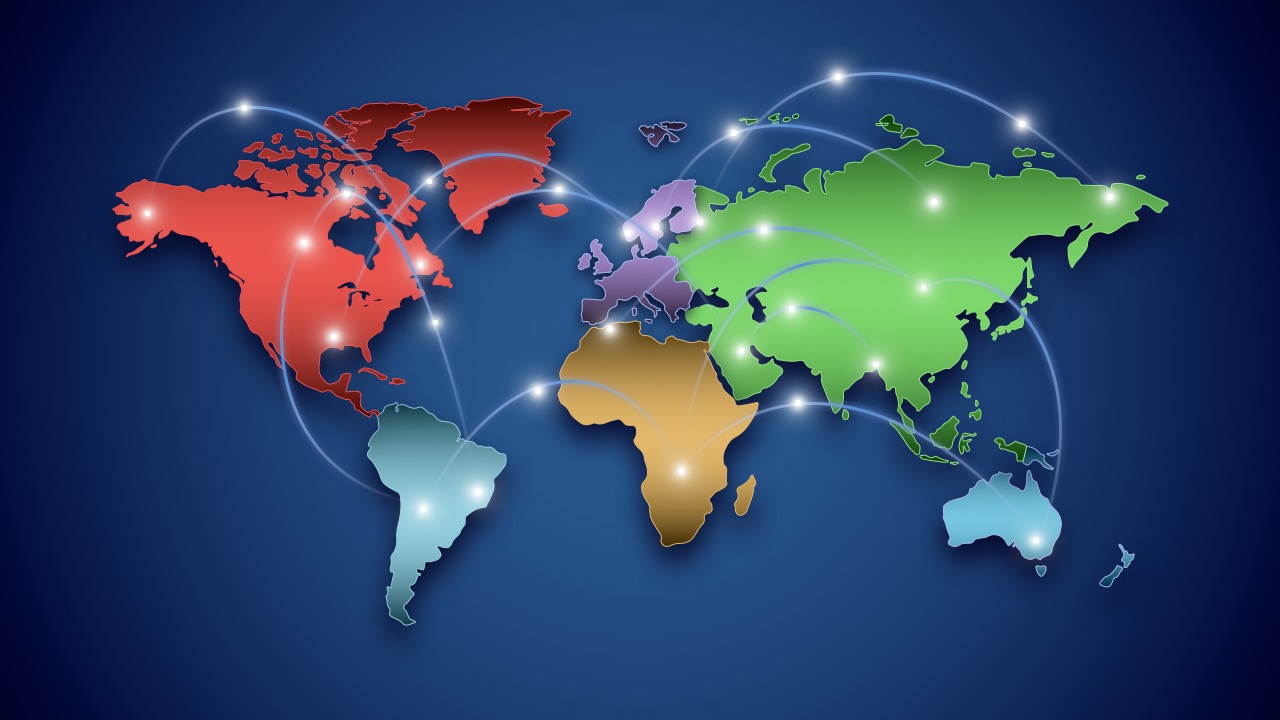 World Map Graphic Vectors Editable Slides SlideModel