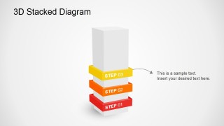 3D Stacked Diagram for PowerPoint