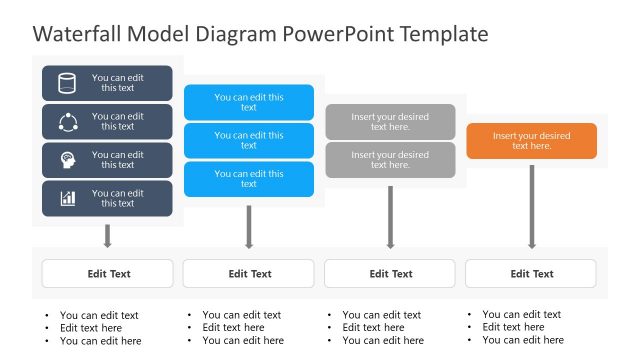 Waterfall Process Model PowerPoint Templates