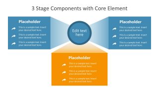 3 Stage Components PowerPoint Template - SlideModel