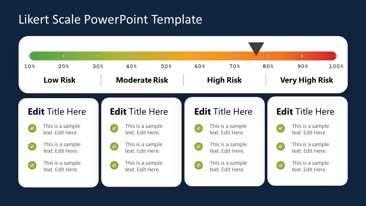 Likert Scale PowerPoint模板 - 木鱼查询
