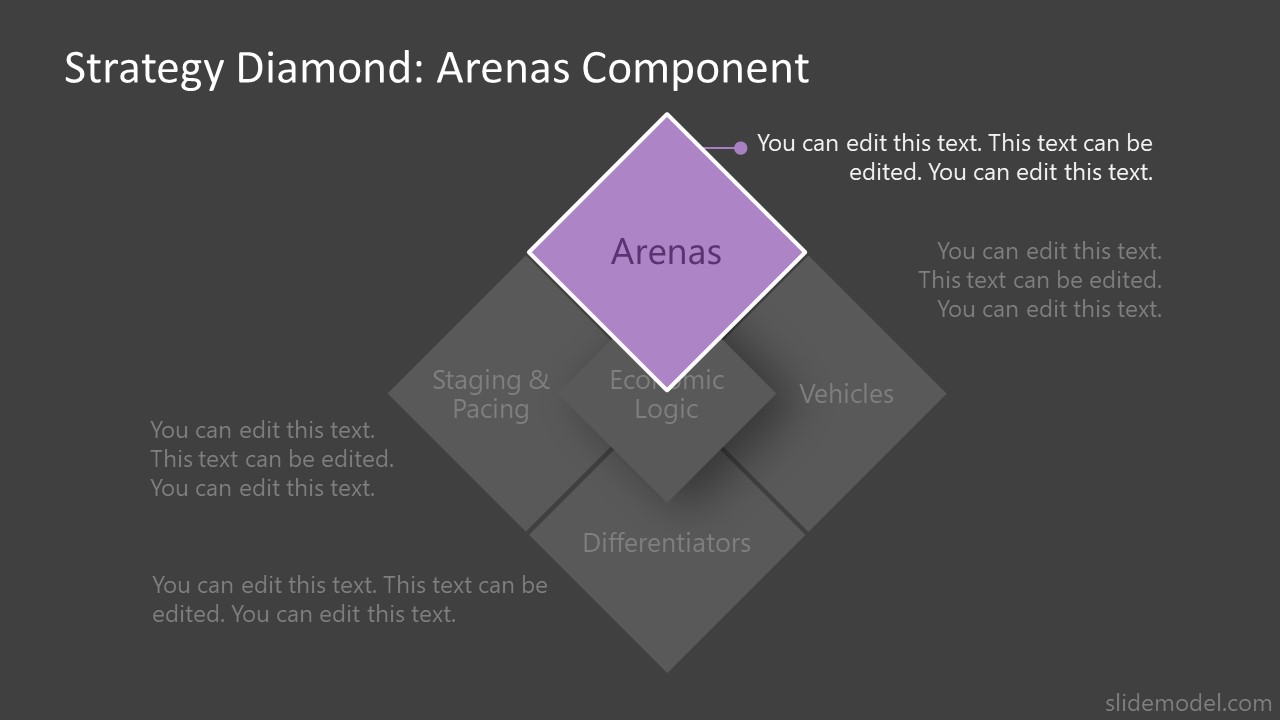 Strategy Diamond Slide Template for PowerPoint - SlideModel