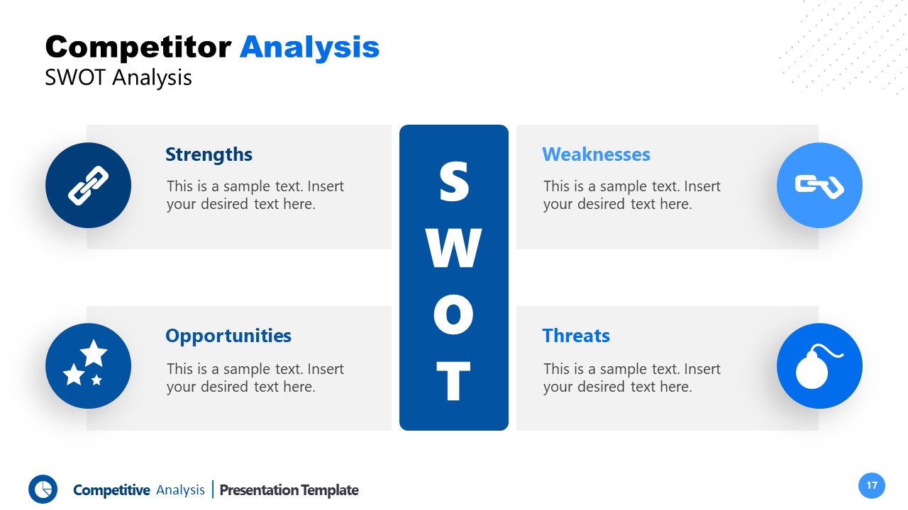 Competitive Analysis SWOT PowerPoint - SlideModel Competitive Analysis SWOT PowerPoint - SlideModel
