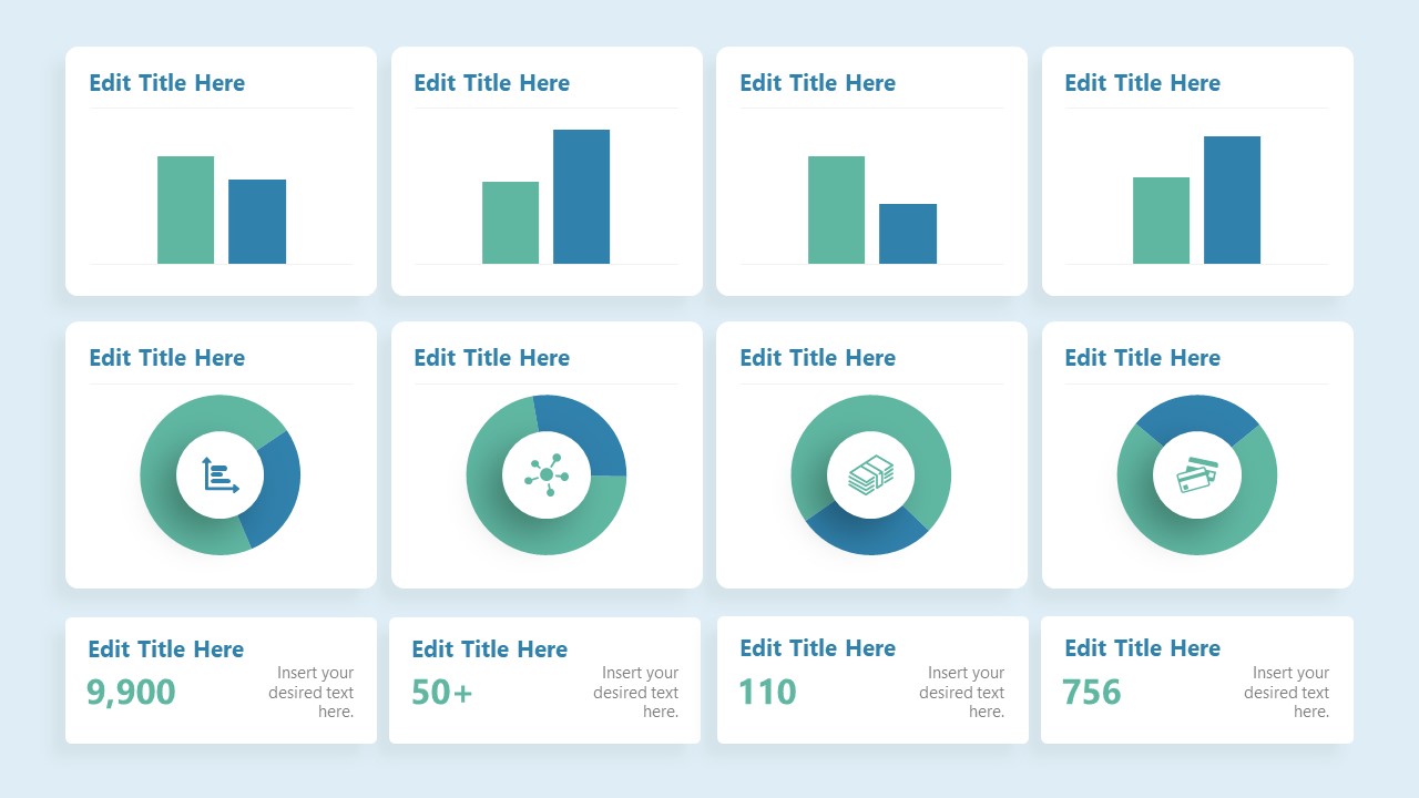 Financial Chart Slides PowerPoint Template SlideModel