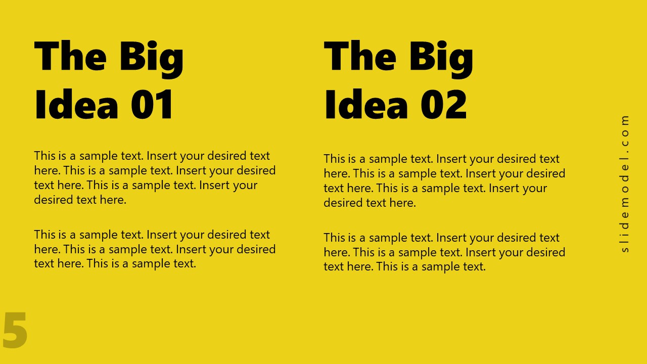 Big Idea PowerPoint Template - SlideModel
