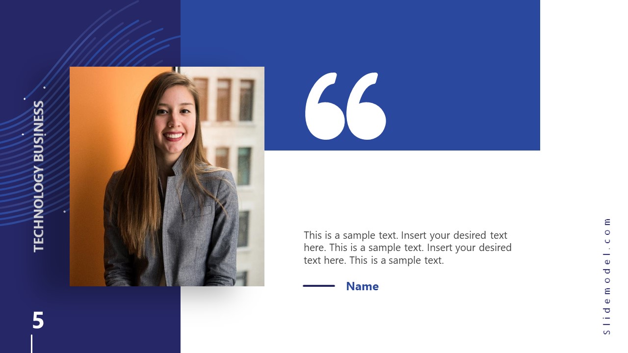 Technology Business Presentation Template - SlideModel