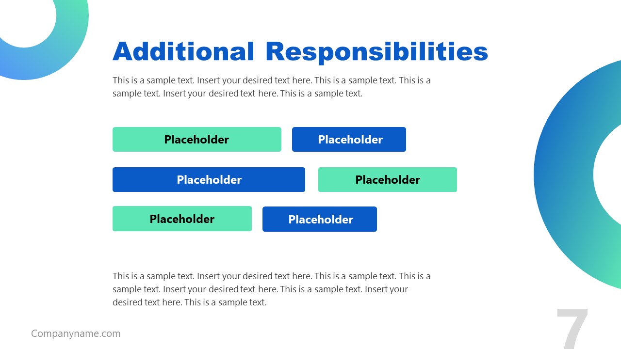Job Description PowerPoint Template - SlideModel