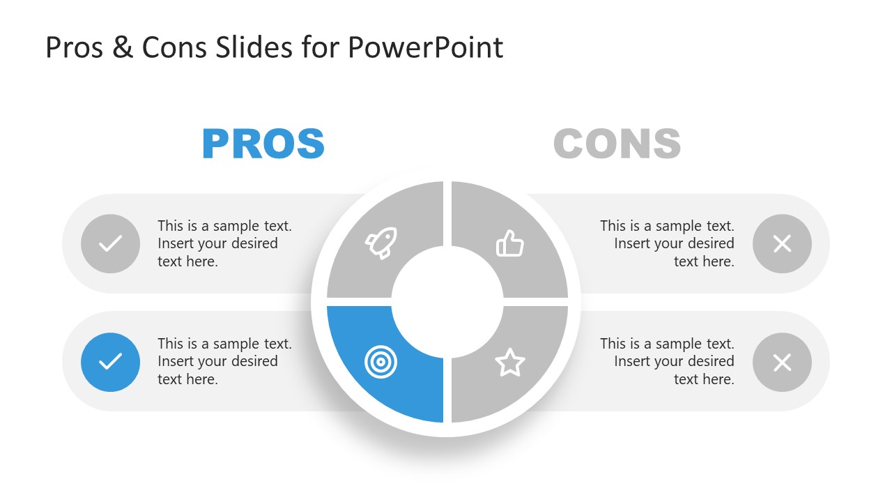 Pros & Cons Slide Template for PowerPoint - SlideModel